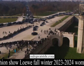 Fashion show Loewe fall winter 2024-2025 men's