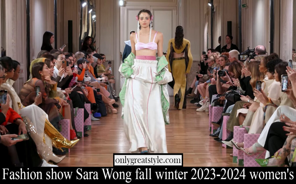 Fashion show Sara Wong fall winter 2023-2024 women's