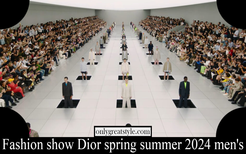 Fashion show Dior spring summer 2024 men's